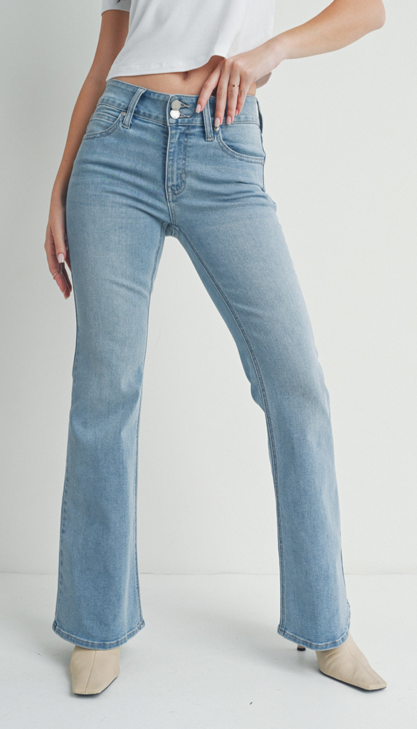 EM7636 DOUBLE BUTTON FLARE – Etienne Marcel Denim